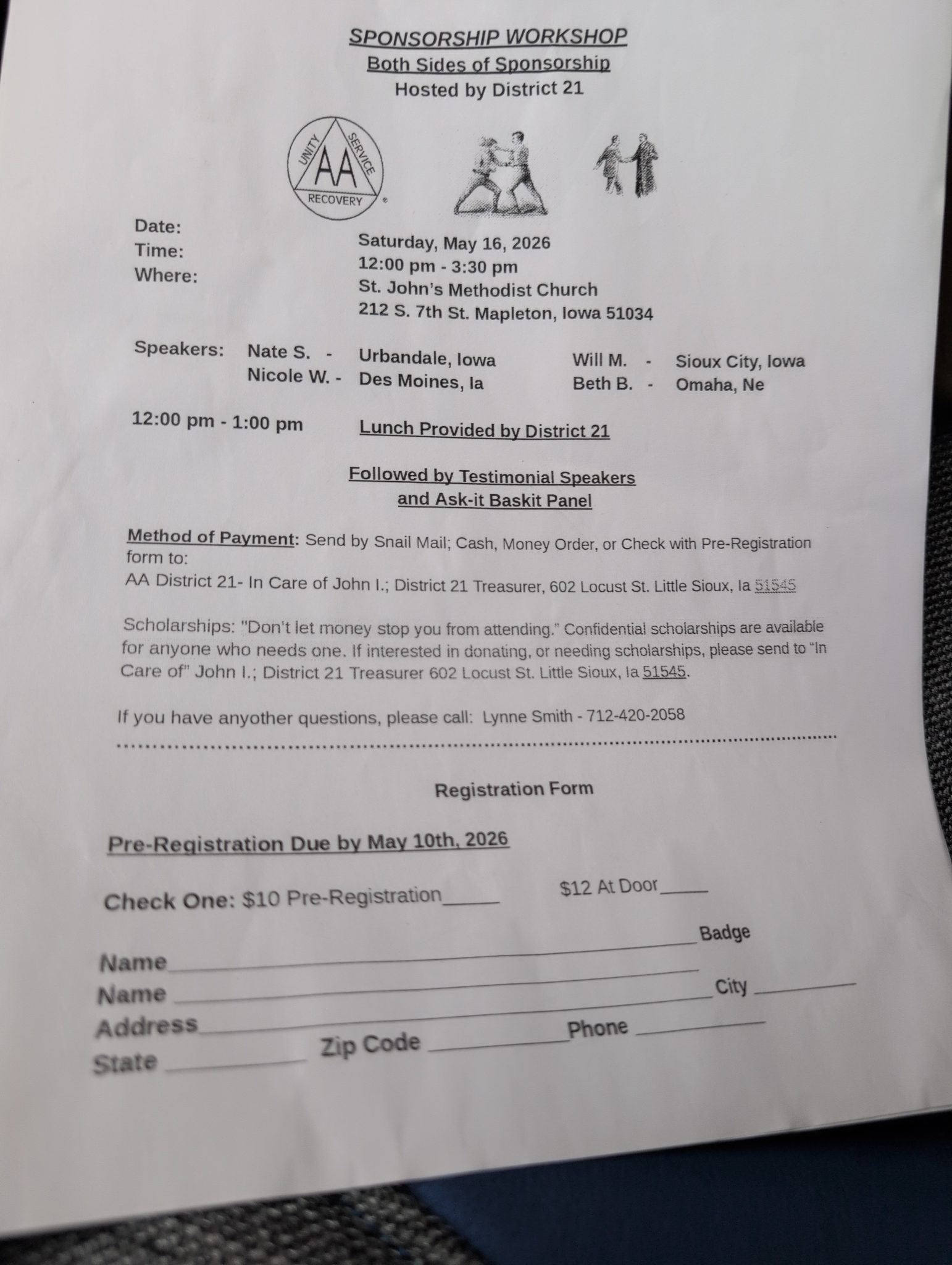 Sponsorship Workshop | OmahaAA.org